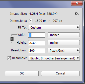 Preparing a screenshot for print