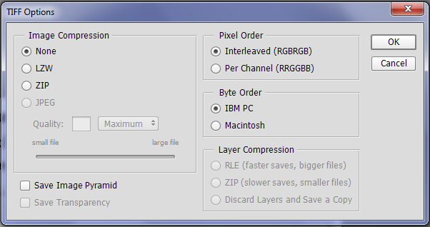 Preparing a screenshot for print