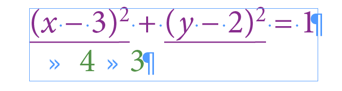 Typesetting math in InDesign
