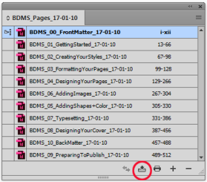 Using the Book feature in InDesign - a step by step how-to