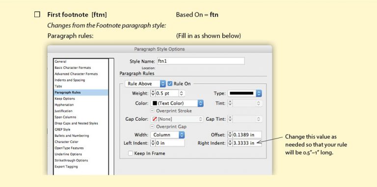 InDesign footnotes: an alternate typesetting method