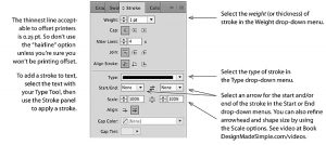 Using the InDesign Stroke panel — create lines, arrows, and more!
