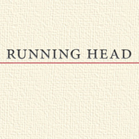 Book running heads — what to include in your novel or nonfiction book