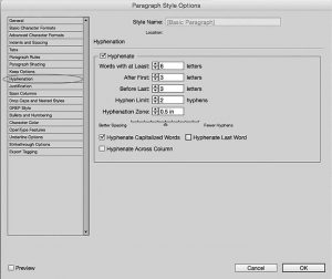 Hyphenation and justification in InDesign - Book Design Made Simple