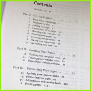 Book front matter elements